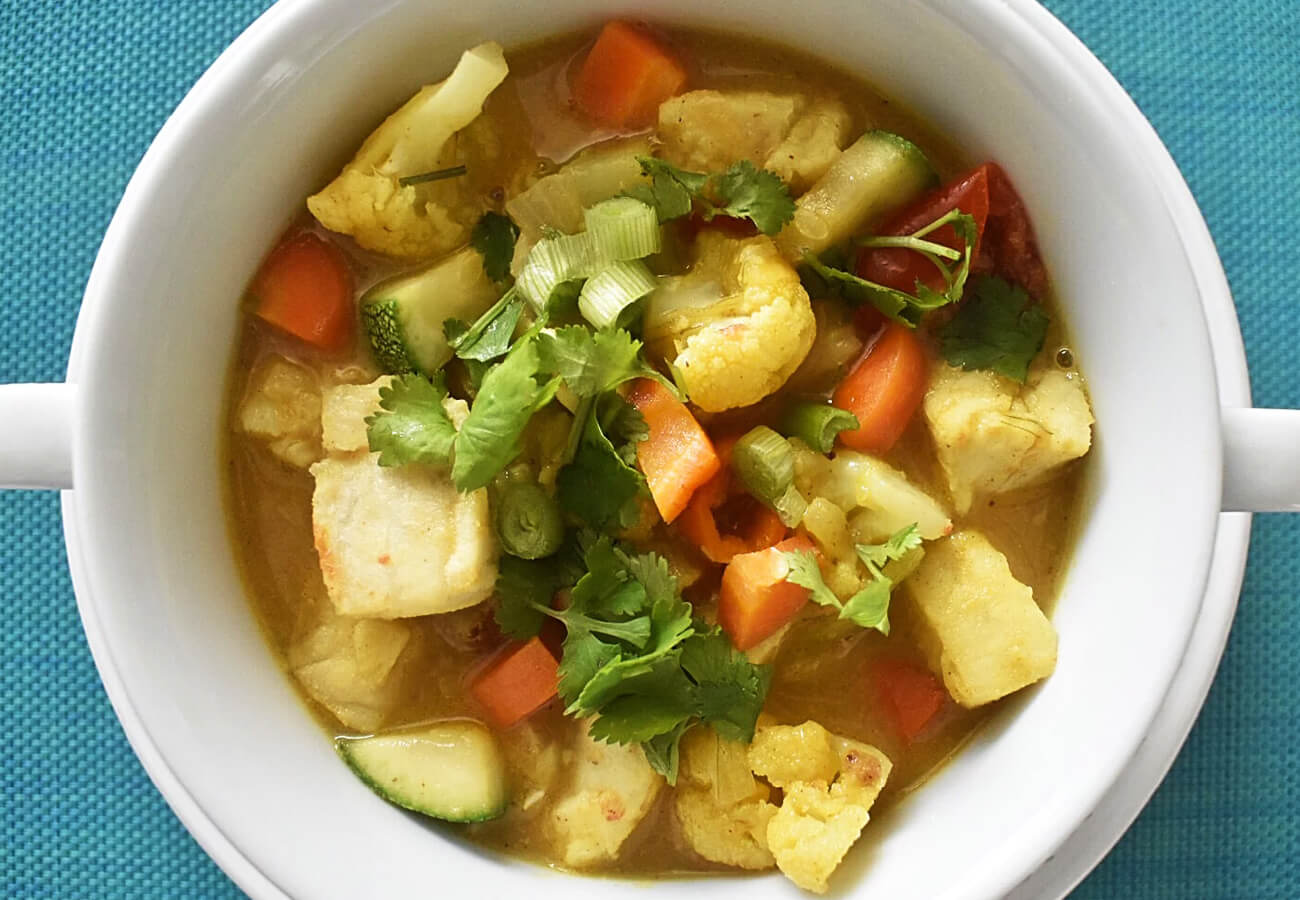 Pescado al curry - Conexión Alimenticia